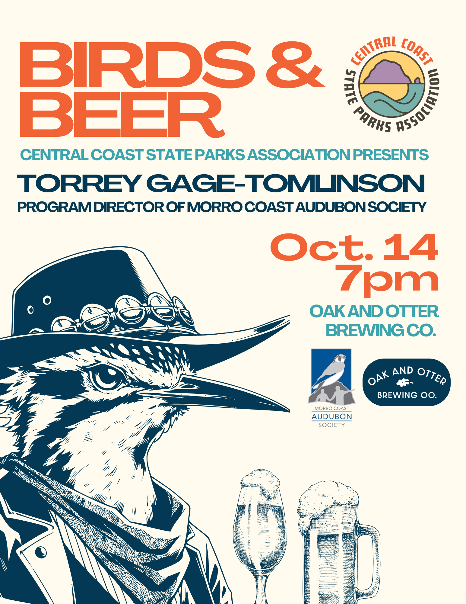 Birds & Beer// EVENT CANCELLED - Central Coast State Parks Association ...